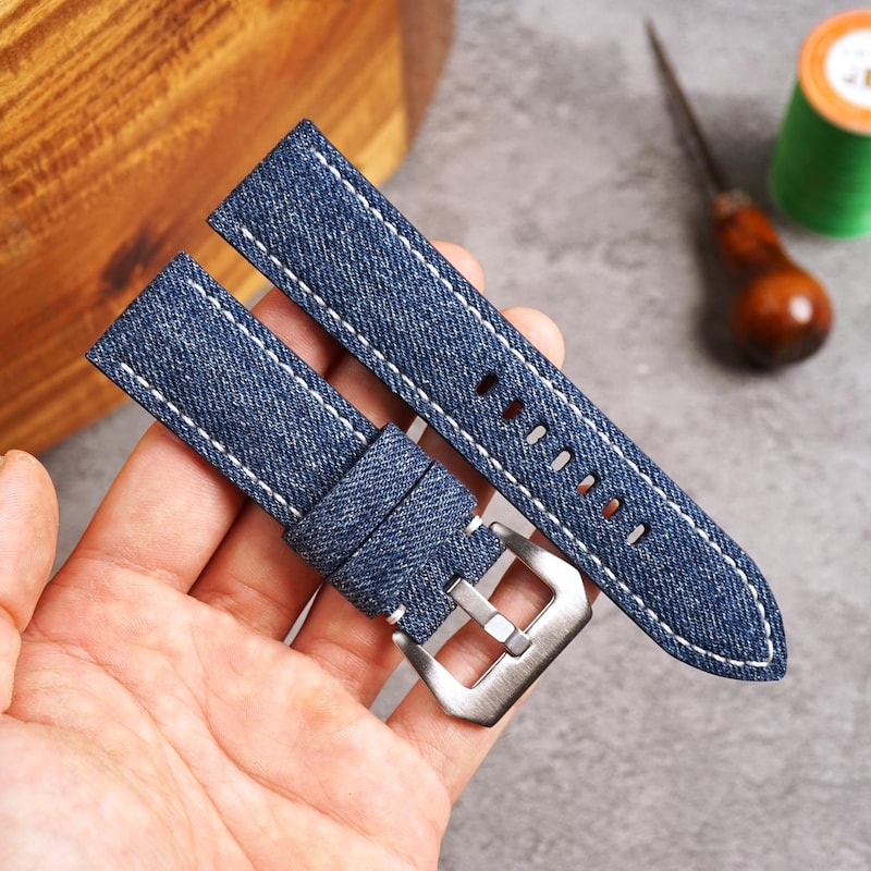 Denim Watch Strap - Etsy
