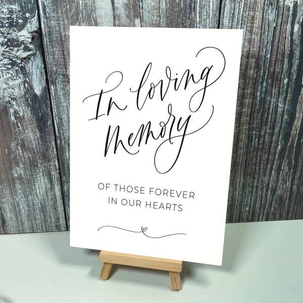 Wedding Rememberance Sign - Etsy UK