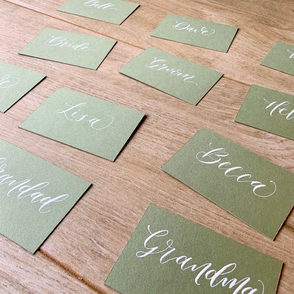 Flat Place Cards - Etsy UK