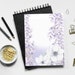 Printable Wisteria Vines Stationery, Letter Writing Paper, Digital Note ...
