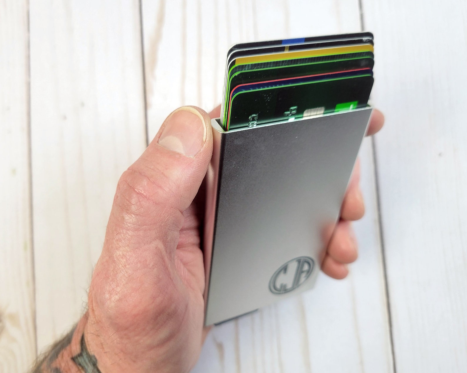 Pop up Wallet Card Holder Engraved Wallet for Him - Etsy