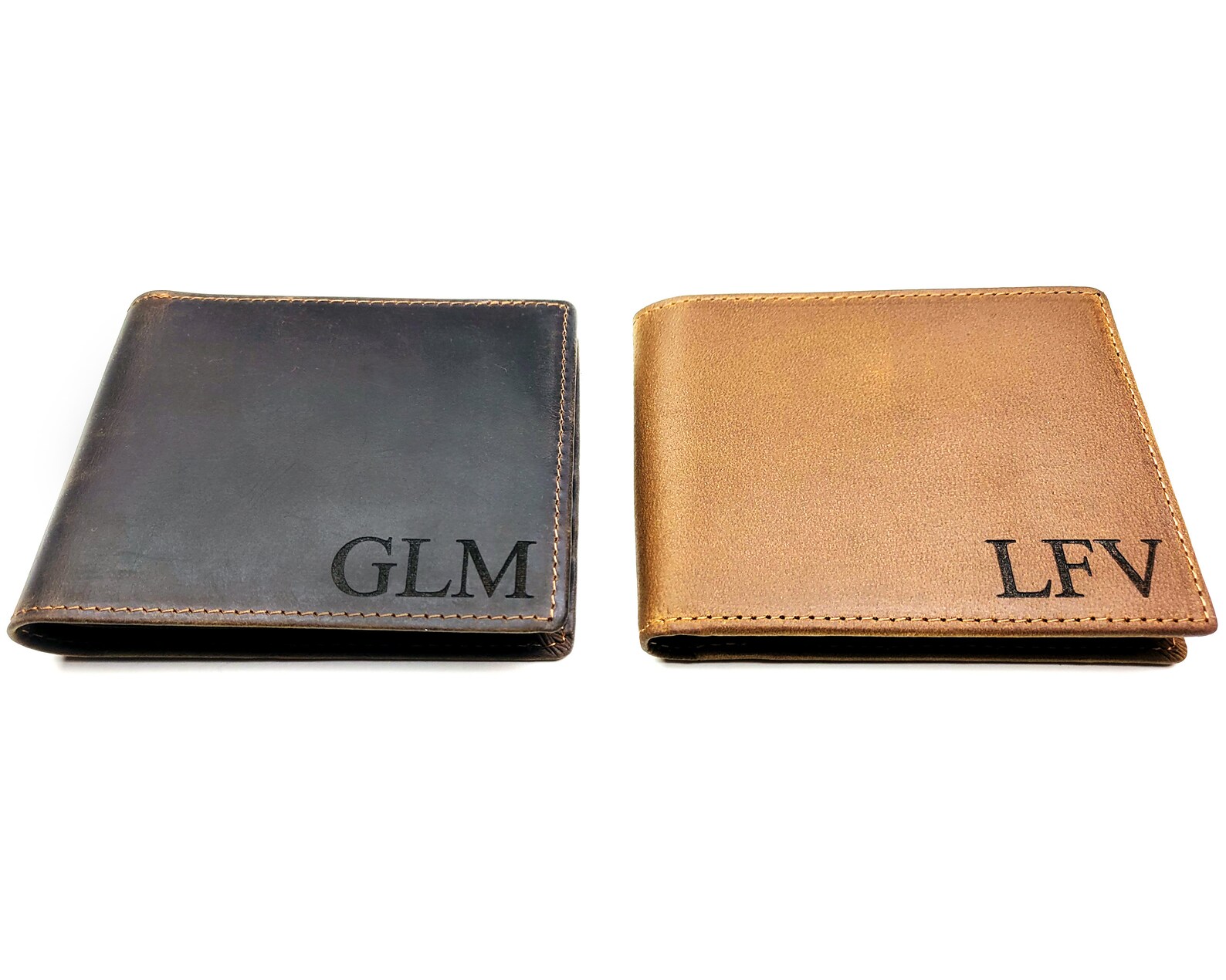 Engraved Mens Wallet for Him Custom Wallet Leather Wallet | Etsy