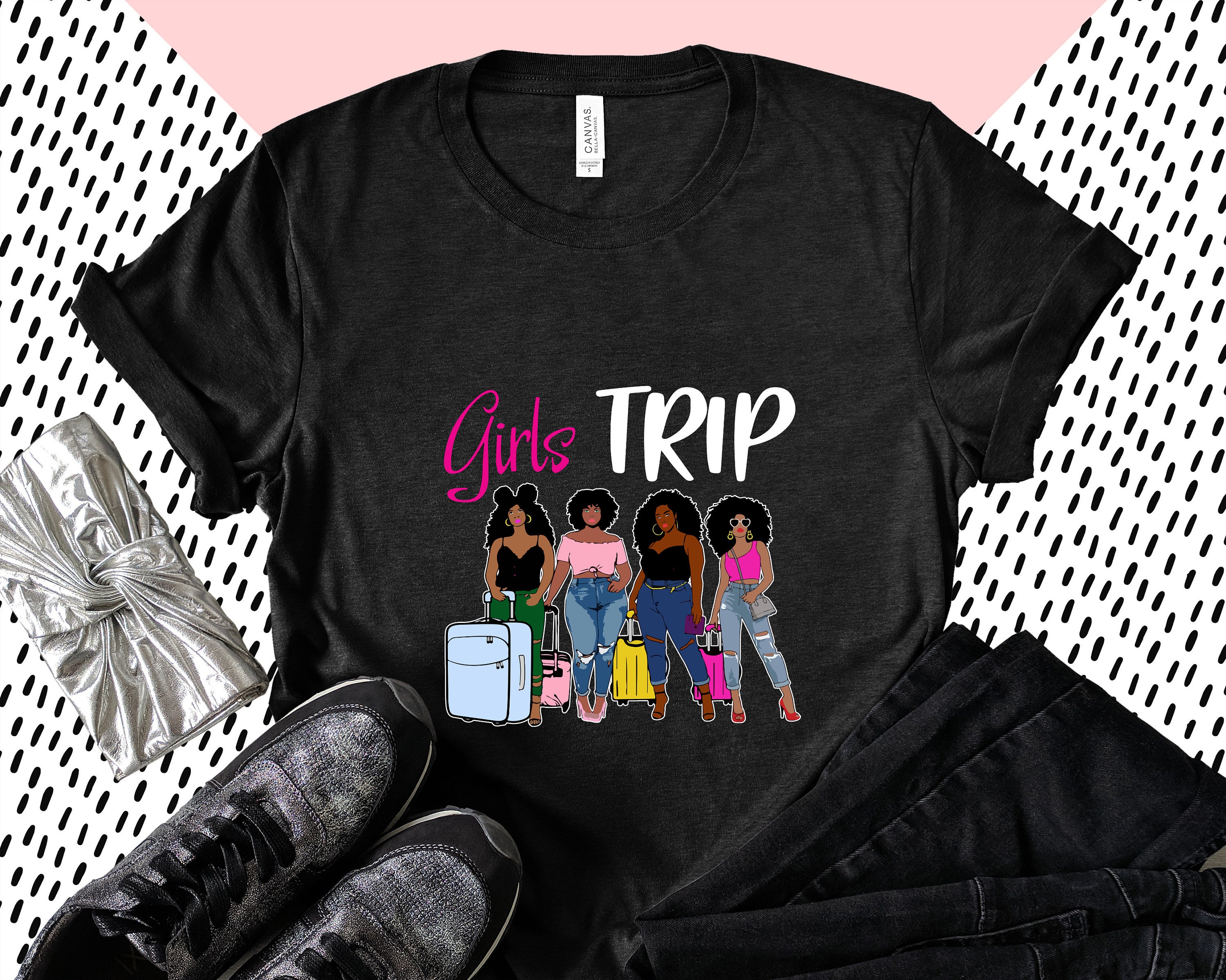 Girls Trip Black Women Shirts | Etsy