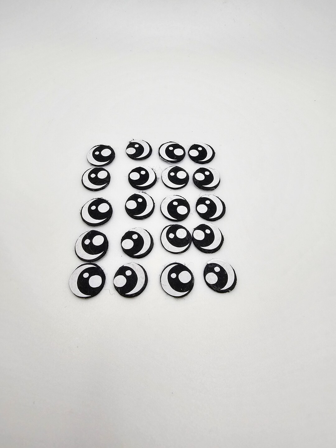 Felt Eyes 10 Pairs Set 1/2 Amigurumi Eyes, Single Dot Kawaii Eyes for ...