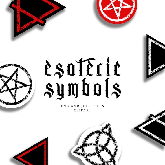 Esoteric Symbols Clipart /digital file ready to print / | Etsy