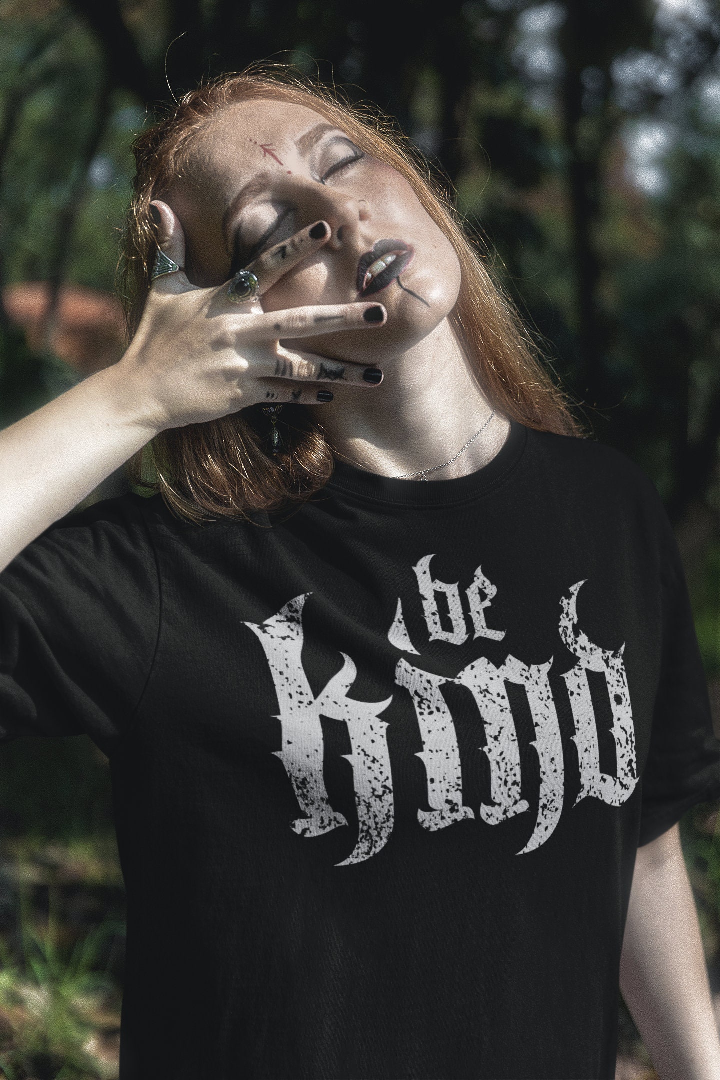 T-shirt Be Kind / Goth Font / Witchy Shirt / Pastel Goth Clothing ...
