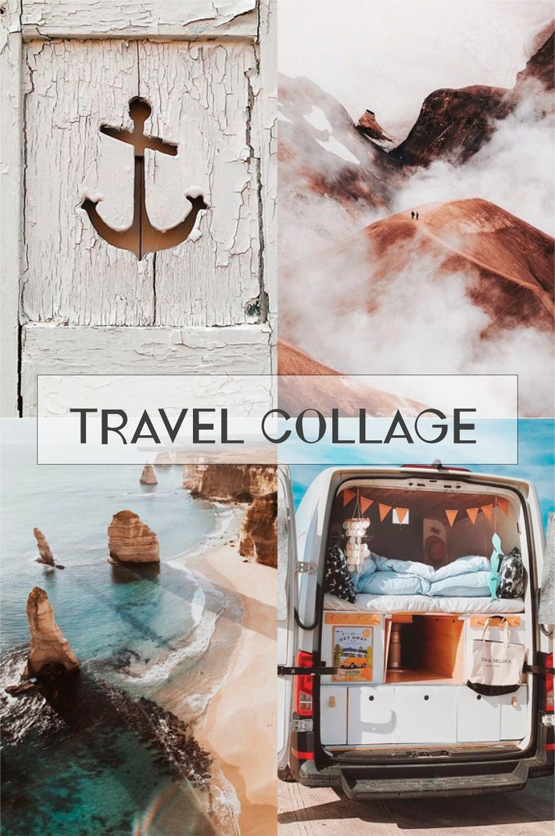 Travel Aesthetic Wall Collage Kit Digital Download 100 Pcs - Etsy