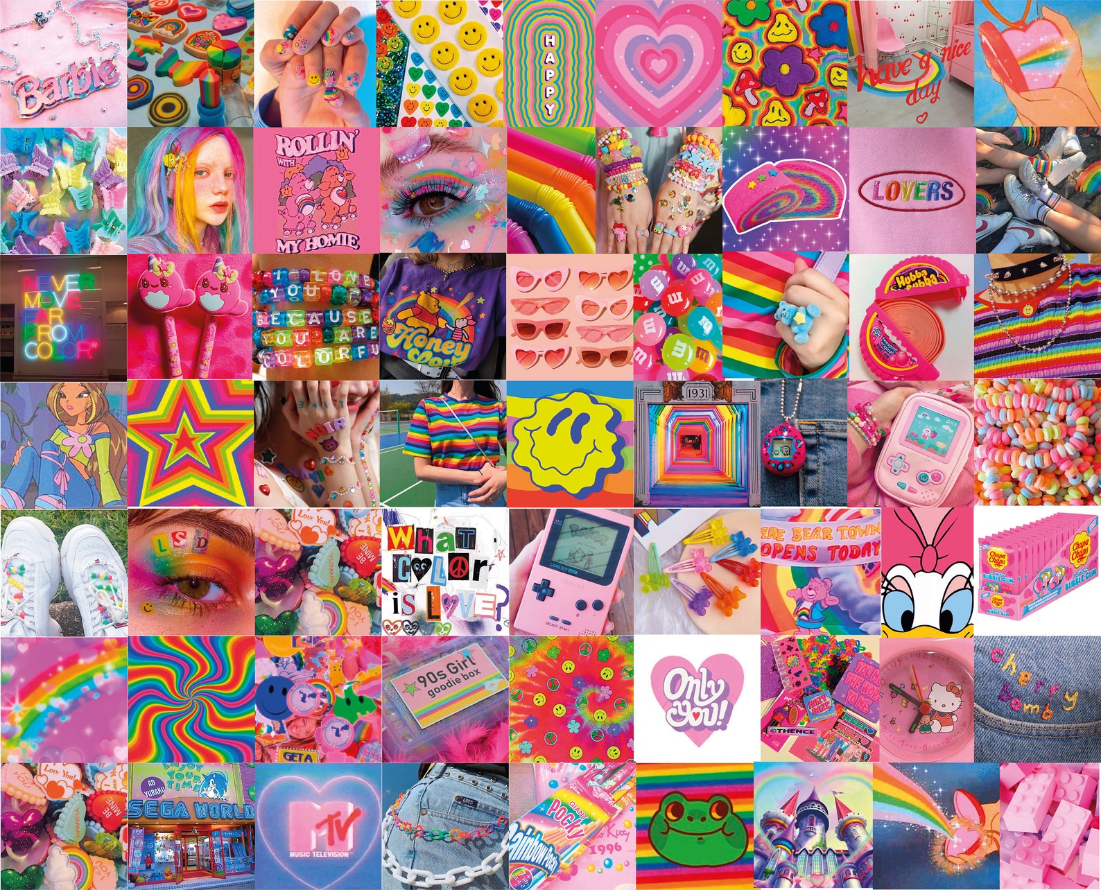 Kidcore Wall Collage| Digital Download | 110 Pcs - Etsy