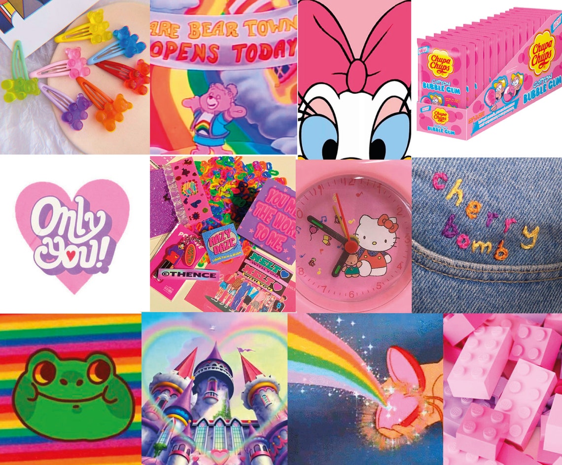 Kidcore Wall Collage| Digital Download | 110 Pcs - Etsy