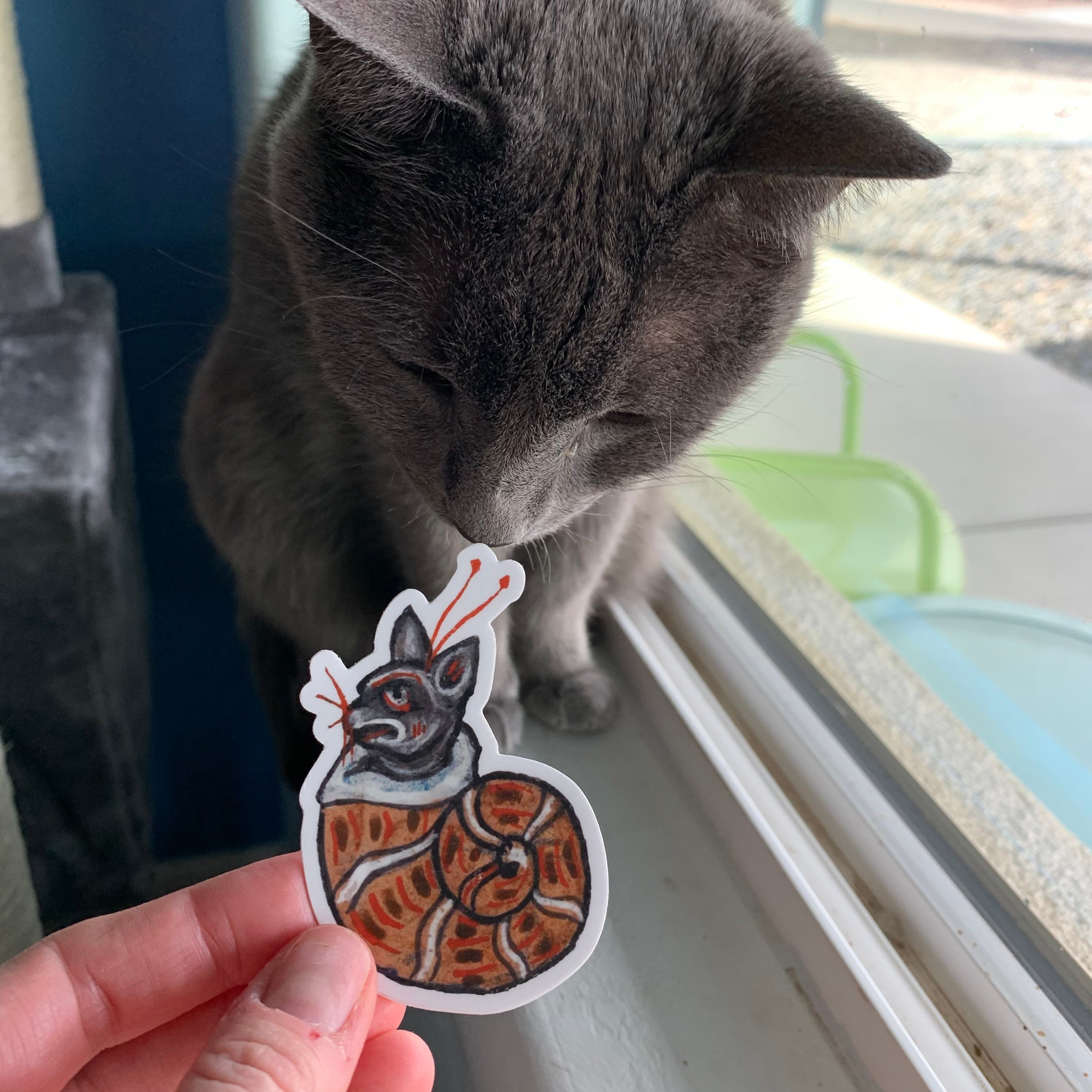 Snailcat Sticker - Etsy