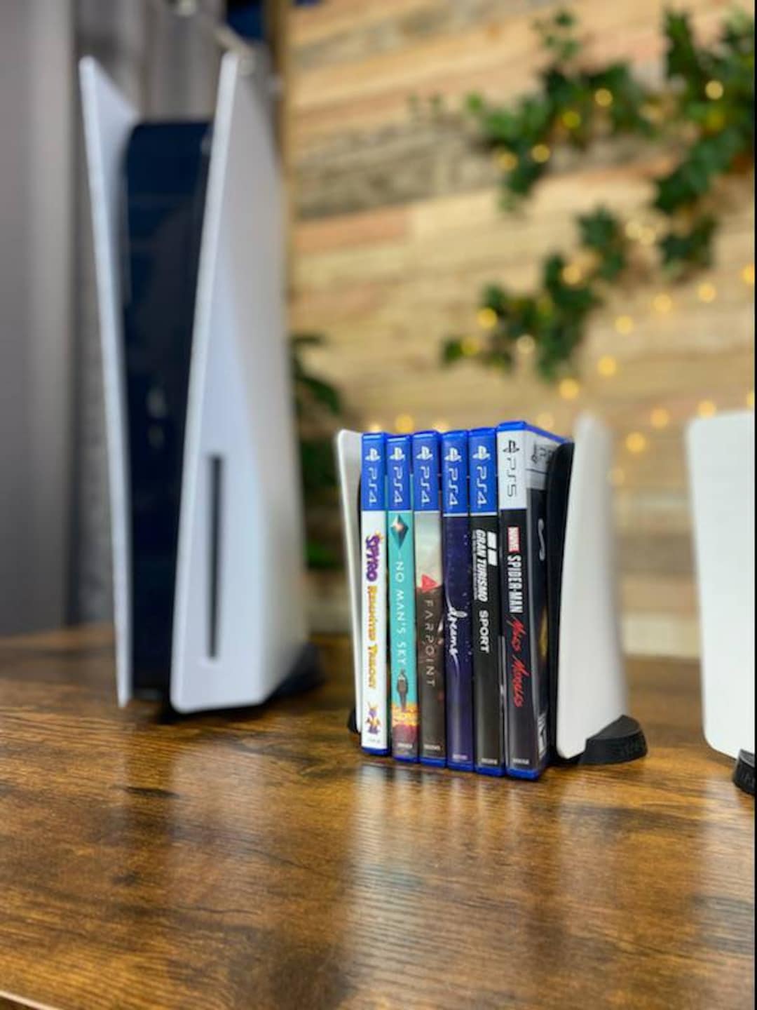 PS5 Game Case Organizer Bookend Gift for Gamer Dad Playstation Console ...