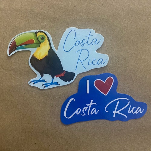 Costa Rica Sticker Costa Rican Sticker Costa Rica Decal | Etsy