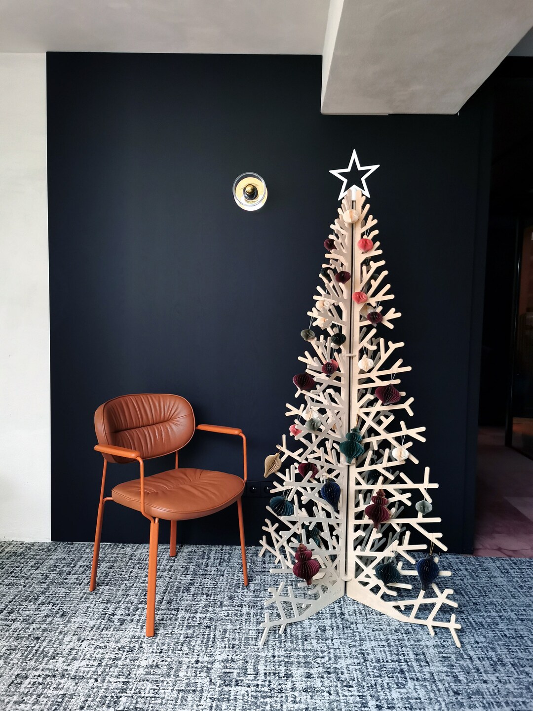 Minimalist Sustainable Christmas Tree, Modern Wooden Christmas Tree ...