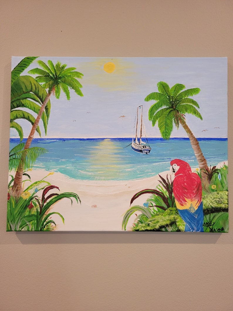 Parrot Cove Beach Bum Beach Condo Colors Nautical/ocean - Etsy