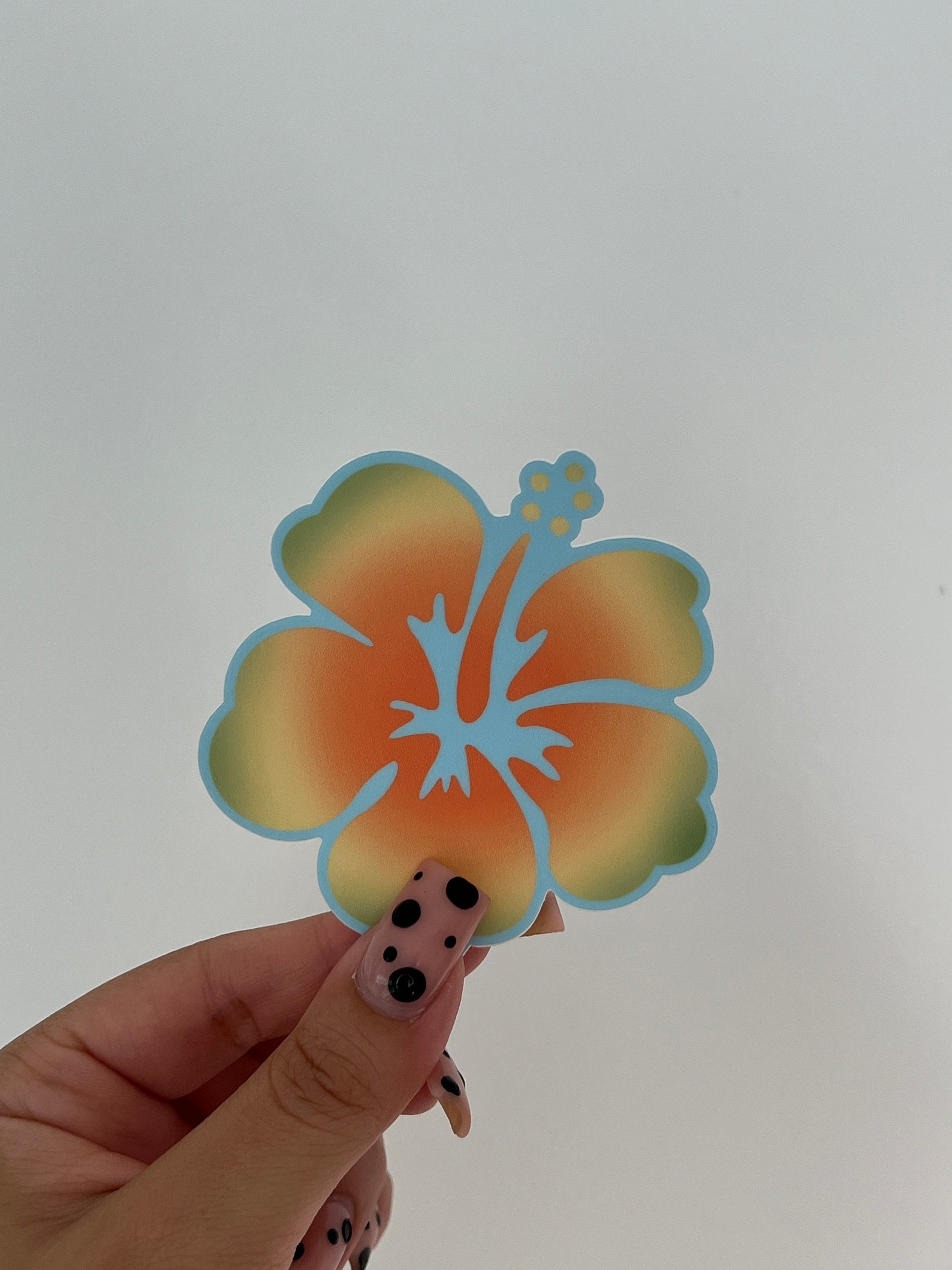 Hibiscus Flower Sticker Tropical Decal - Etsy