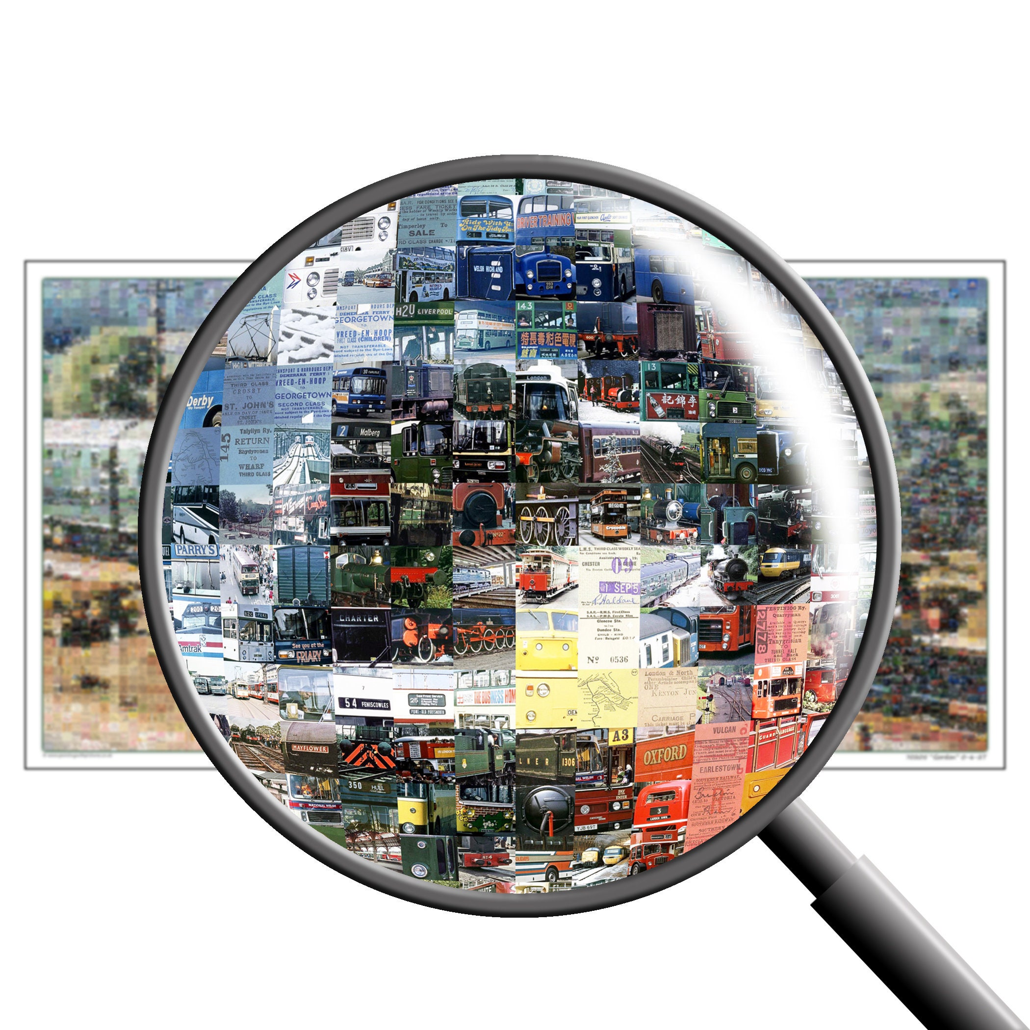 Photo Mosaic of LMR 600, "gordon" (2-10-0) - Etsy