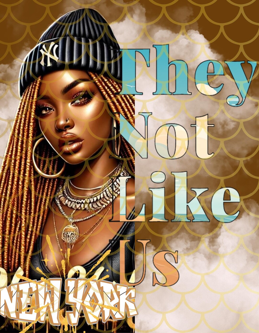 NEW YORK They Not Like Us - Etsy