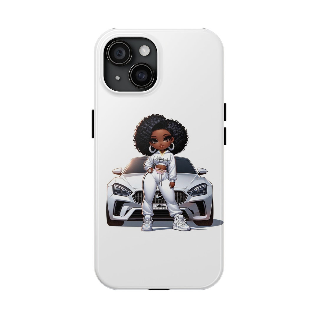 Chibi African American Character in White Jogging Outfit brooklyn Nyc ...