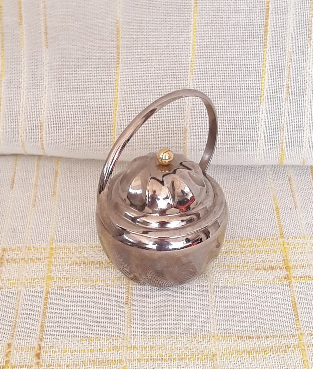 Silver Plated Sugar Bowl Vintage Italy Decorated Sugar Bowl Table ...