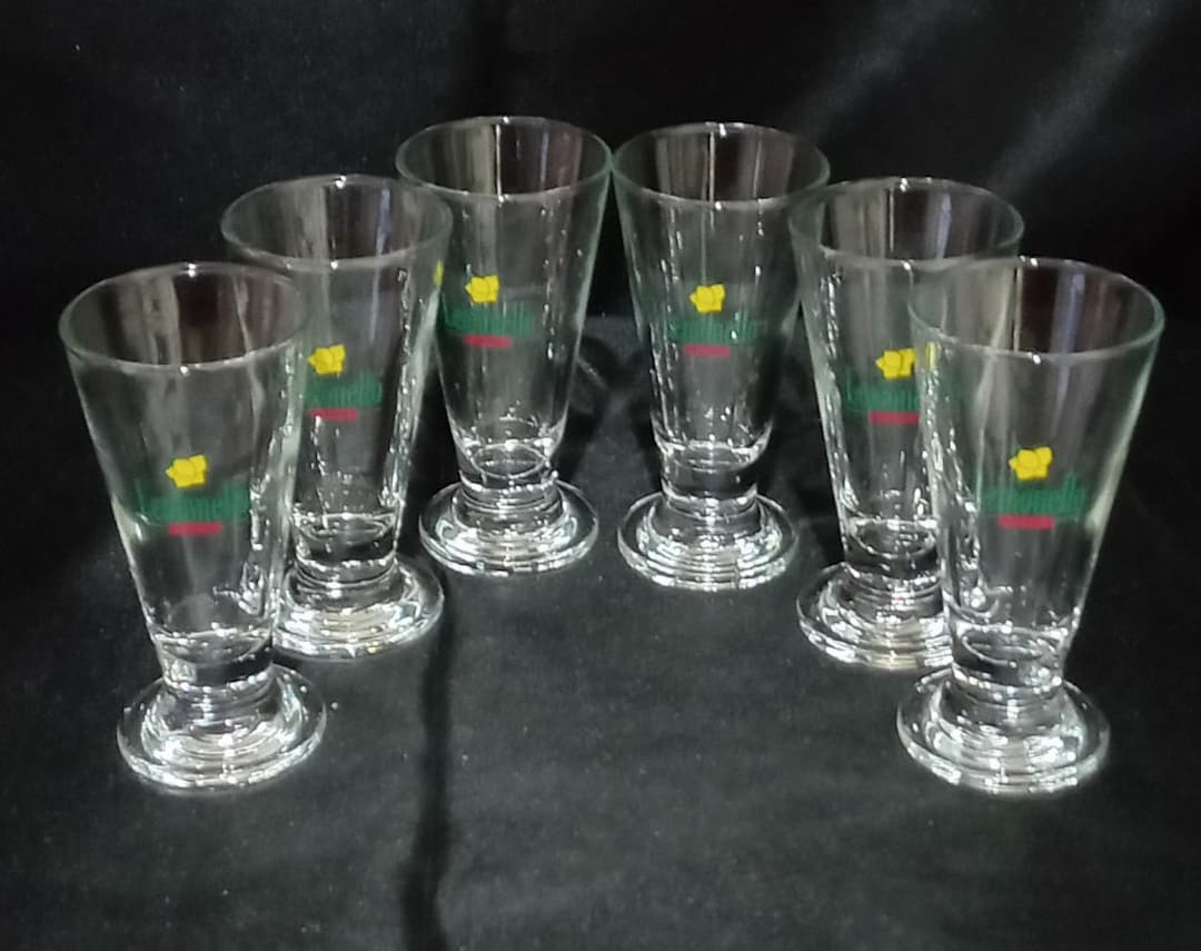 Rare "limonello Averna" Vintage Italia Limoncello Shot Glasses Service ...
