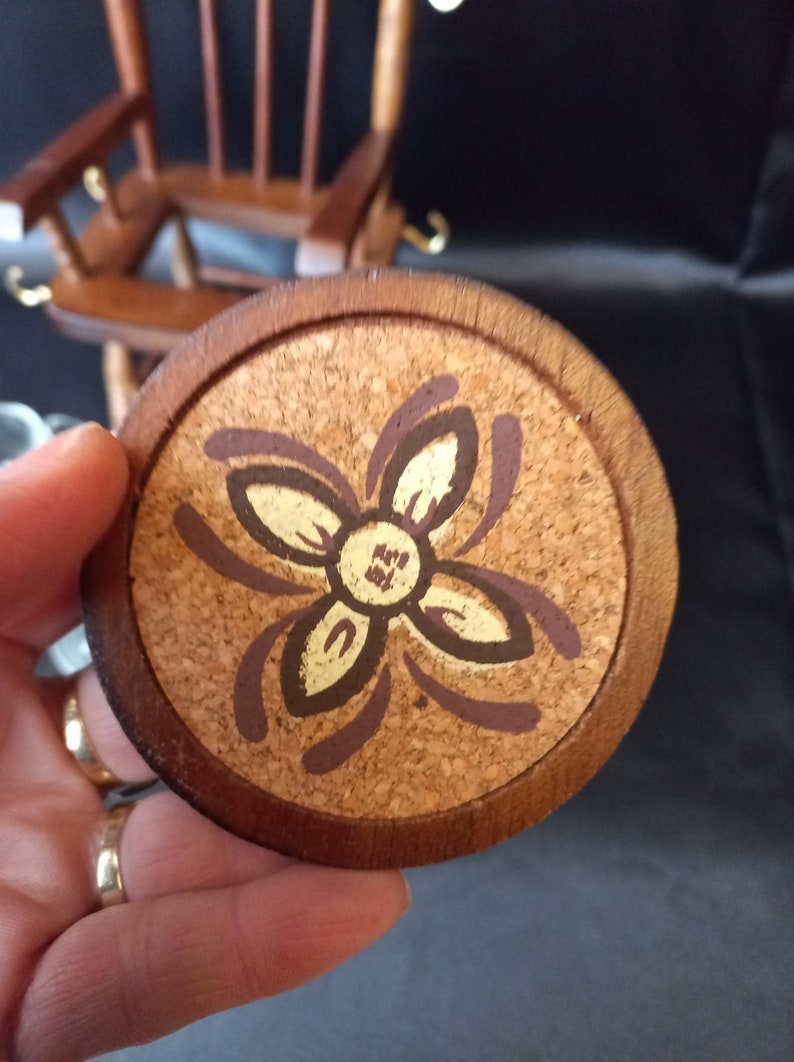 Old Shot Glass Set Rocking Chair Slightly Crooked Wooden - Etsy