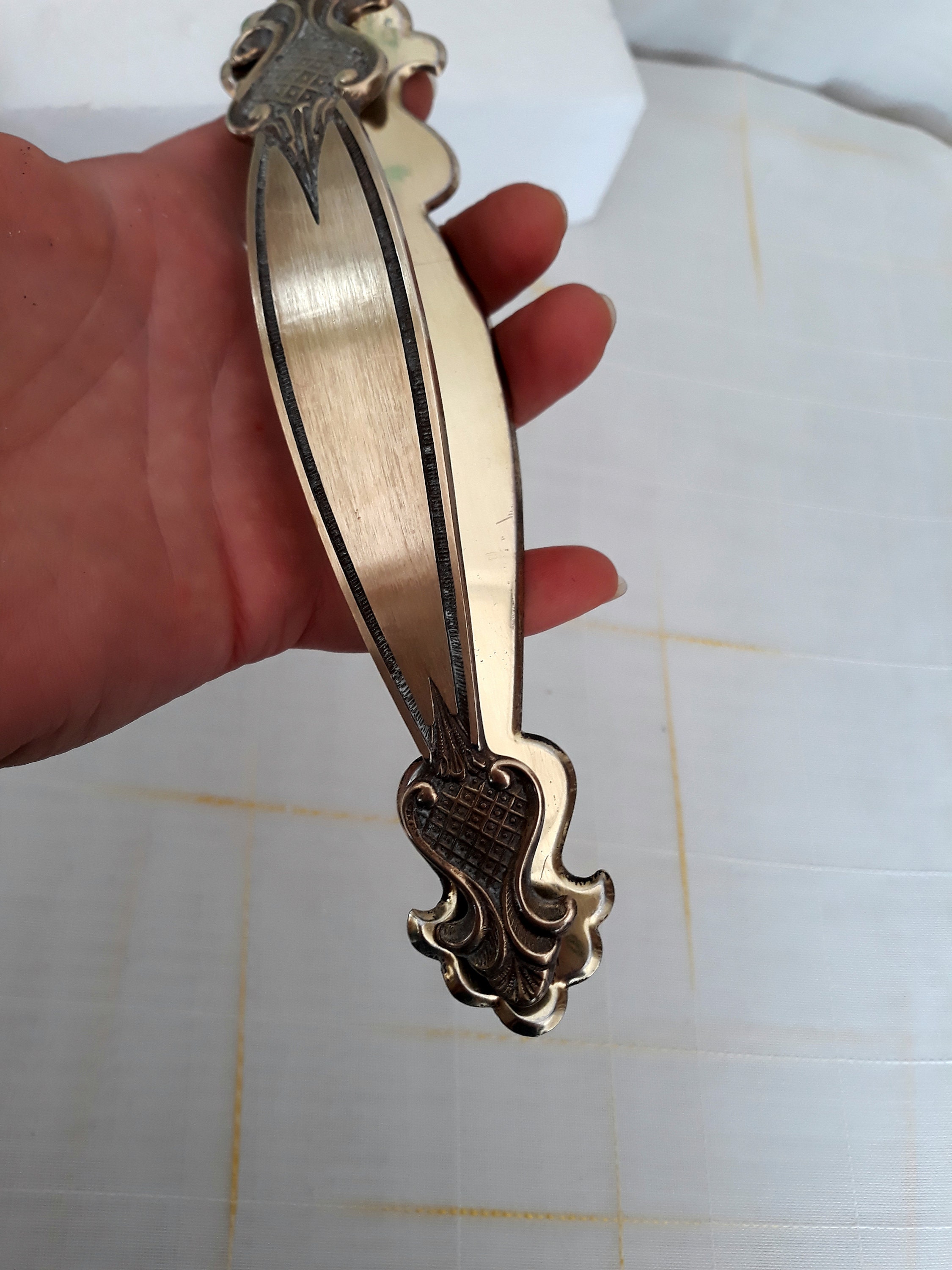 Rare handles for drawers Handles in decorated brass Drawer | Etsy