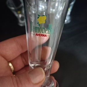 Rare limonello Averna Vintage Italia Limoncello Shot Glasses Service ...