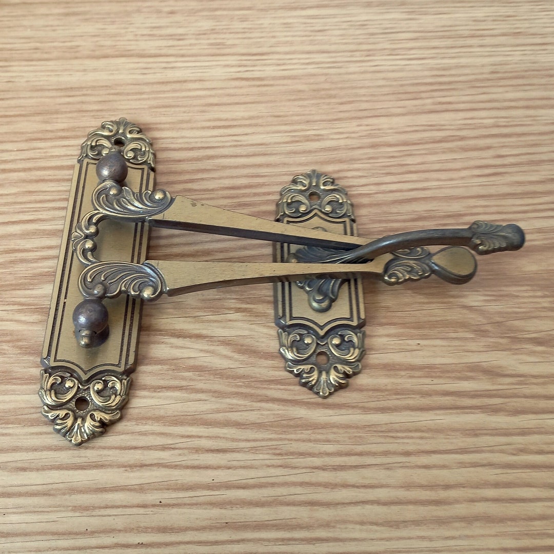 Rare Victorian Style Hardware Embellishment Brass Security Latch for ...