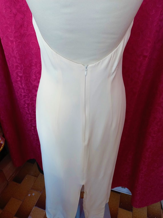 Ceremony dress with straps Italian signed "Marina Bab… - Gem