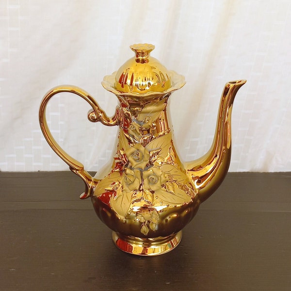 Gold Plated Tea Set - Etsy