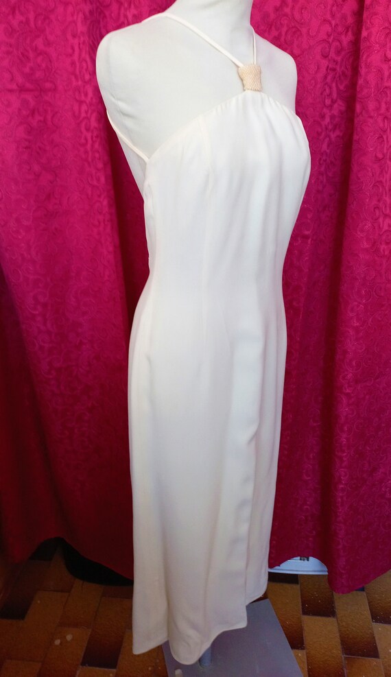 Ceremony dress with straps Italian signed "Marina Bab… - Gem