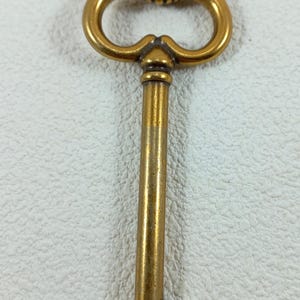 Rare 1950s Vintage Italy Collectible Skeleton Key Ornate Brass Key ...