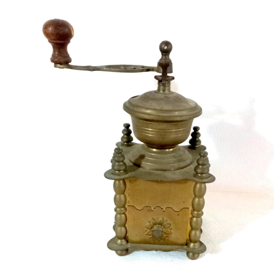 Vintage Italy 2kg Large Grinder Coffee Brass Italian Antiques Antique ...
