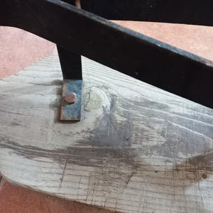Old Horizontal Ham Clamp for Ham Appreciators Very Rusty Wood and ...