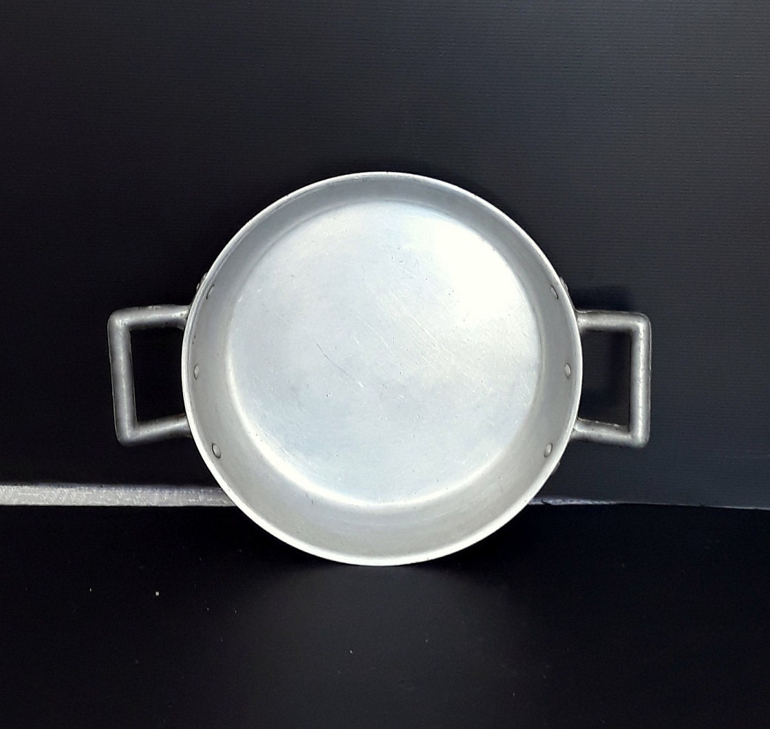 Large Aluminum Frying Pan 33 Cm Aluminum Casserole With | Etsy