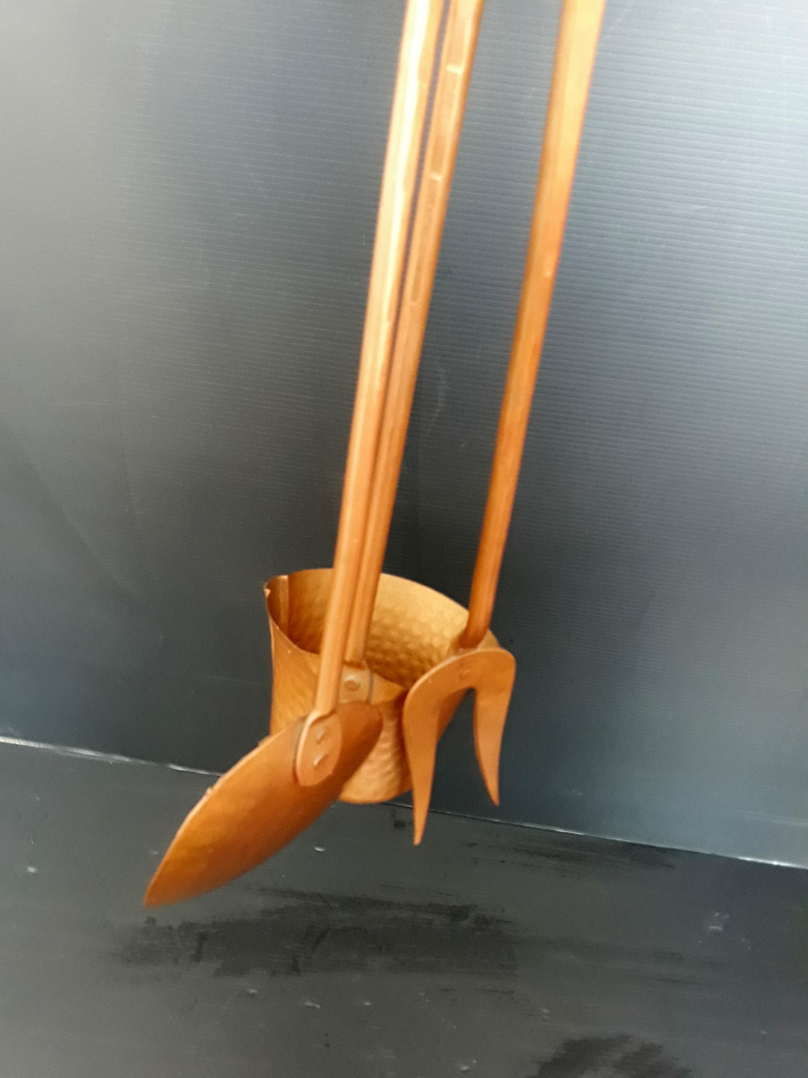 Rare Vintage Italy 20-30s Spoon Fork Ladle Italian Copper | Etsy