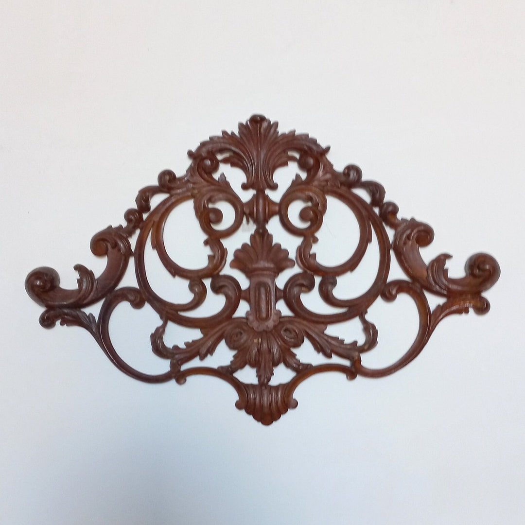 Extremely Rare Large Antique Wooden Frieze Italian Carved Wood Leaf ...