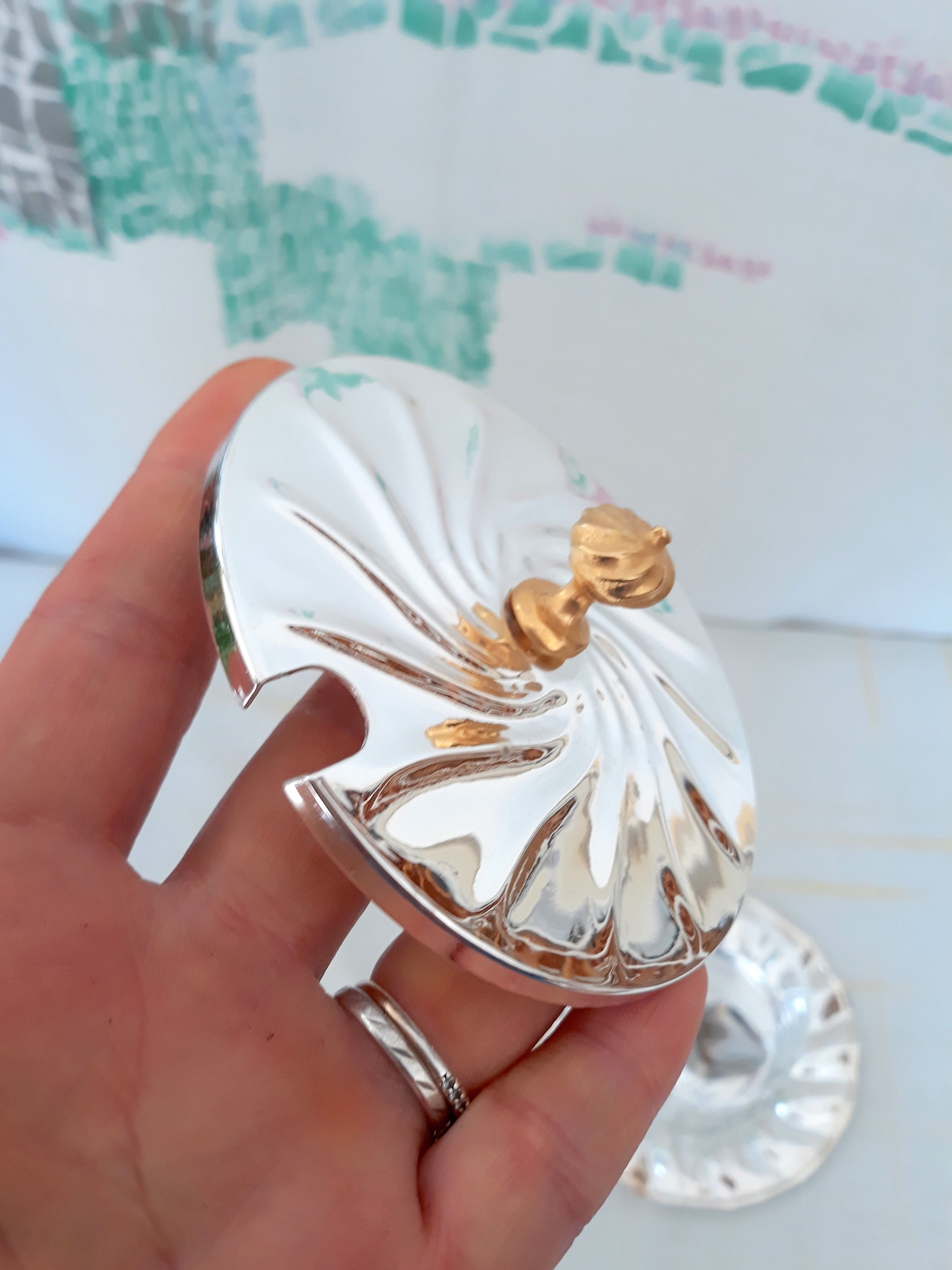 Sugar Bowl Gold and Silver Plated Sugar Bowl Tableware Kitchen ...