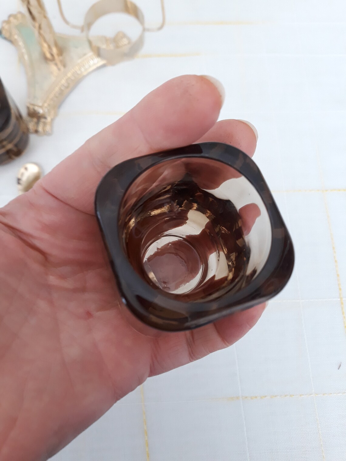 Rare Salt and Pepper Decorated brass scale Salt and pepper | Etsy