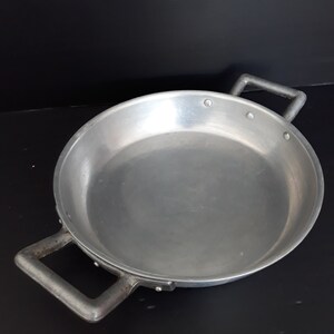 Large Aluminum Frying Pan 33 Cm Aluminum Casserole With - Etsy