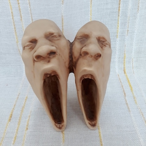Rare the Scream of Munch Double Edward Munch the Scream Sculpture Gift ...