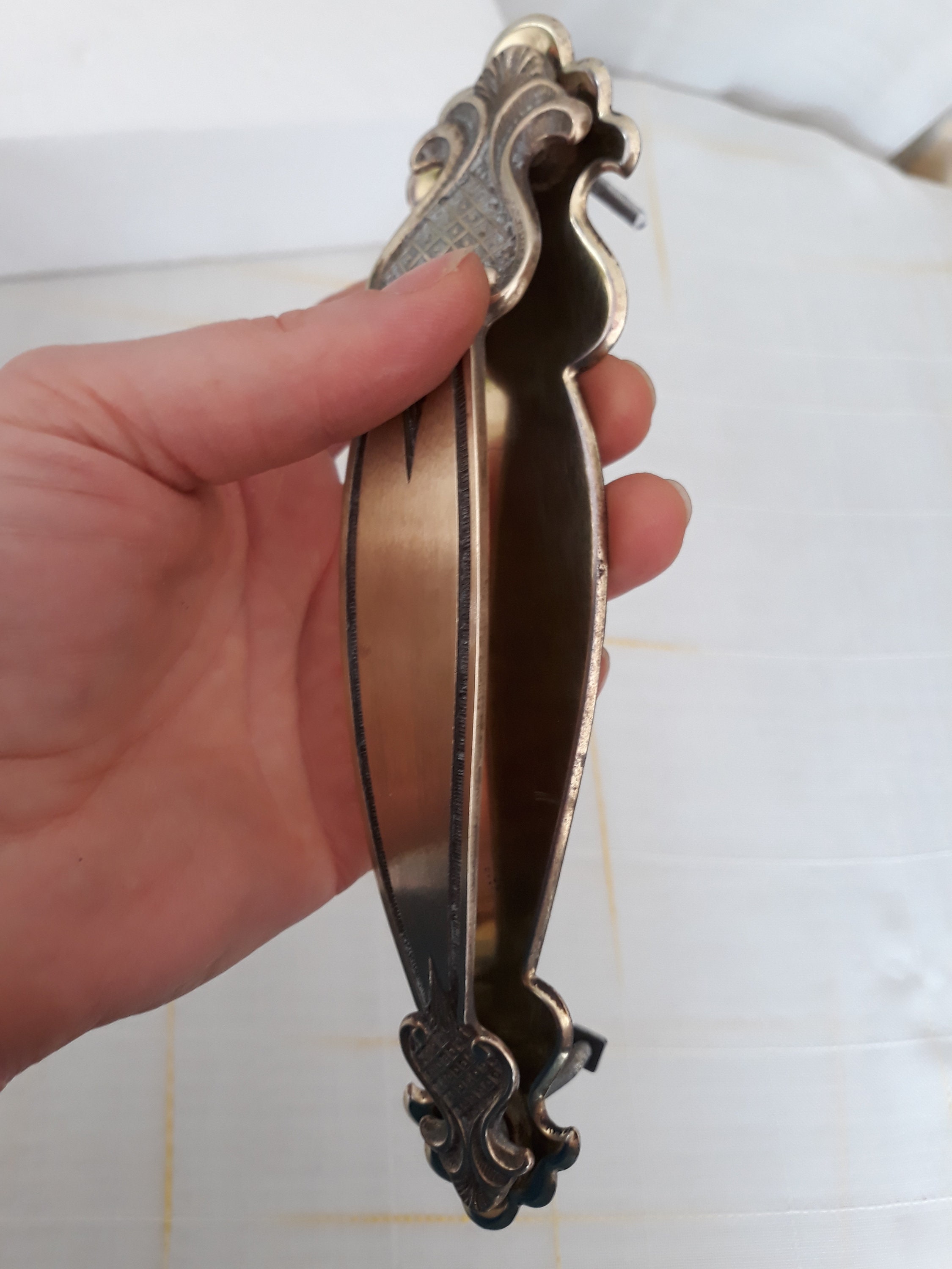 Rare handles for drawers Handles in decorated brass Drawer | Etsy