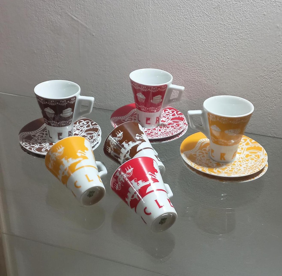 Espresso Coffee Cup "eraclea" Collectible Cups With Saucer Espresso ...