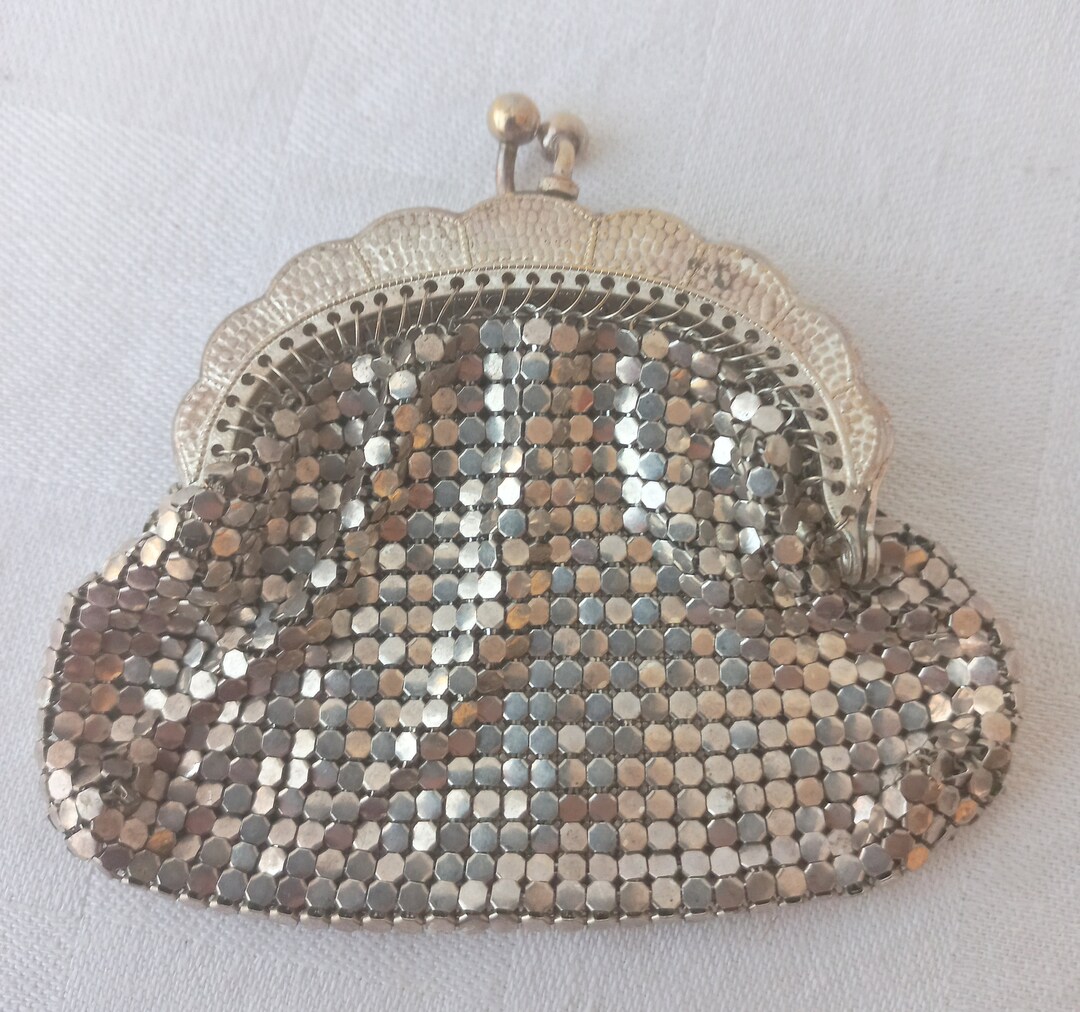 Rare Vintage Italy 1950s Metal Coin Purse Silver Plated - Etsy