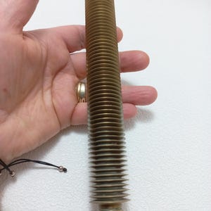 Antique Brass Rolling Pin, Italian Tradition, Rare Collectible Brass ...