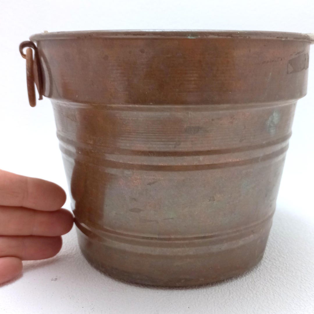 Antique Copper Pot Early 1900s Antique Copper Pot Kitchen Pots Italian ...