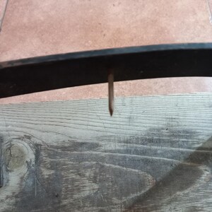 Old Horizontal Ham Clamp for Ham Appreciators Very Rusty Wood and ...
