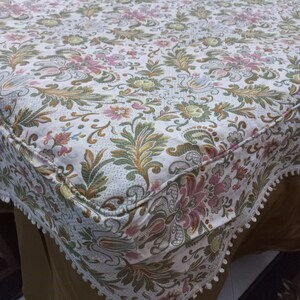 Fabulous Double Bedspread Silk Brocade and Silk Satin Bedspread With ...