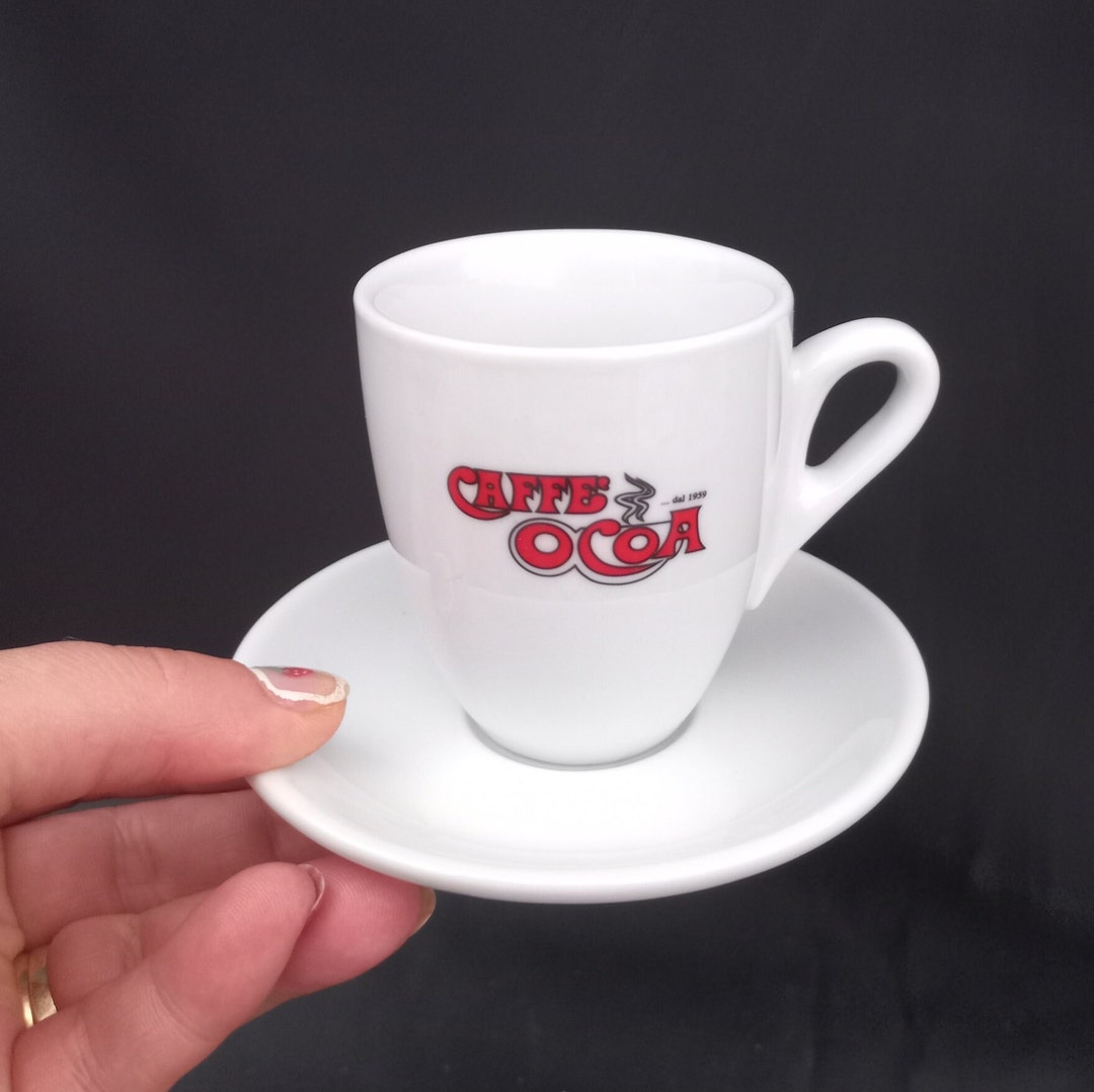 Rare "caffe Ocoa "coffee Cup Collectible Nuova Point Porcelain Limited ...