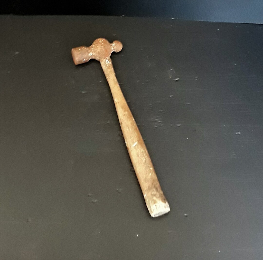 Rare Antique Work Tools Ancient Cobbler's Hammer Rusty Old Iron Hammers ...